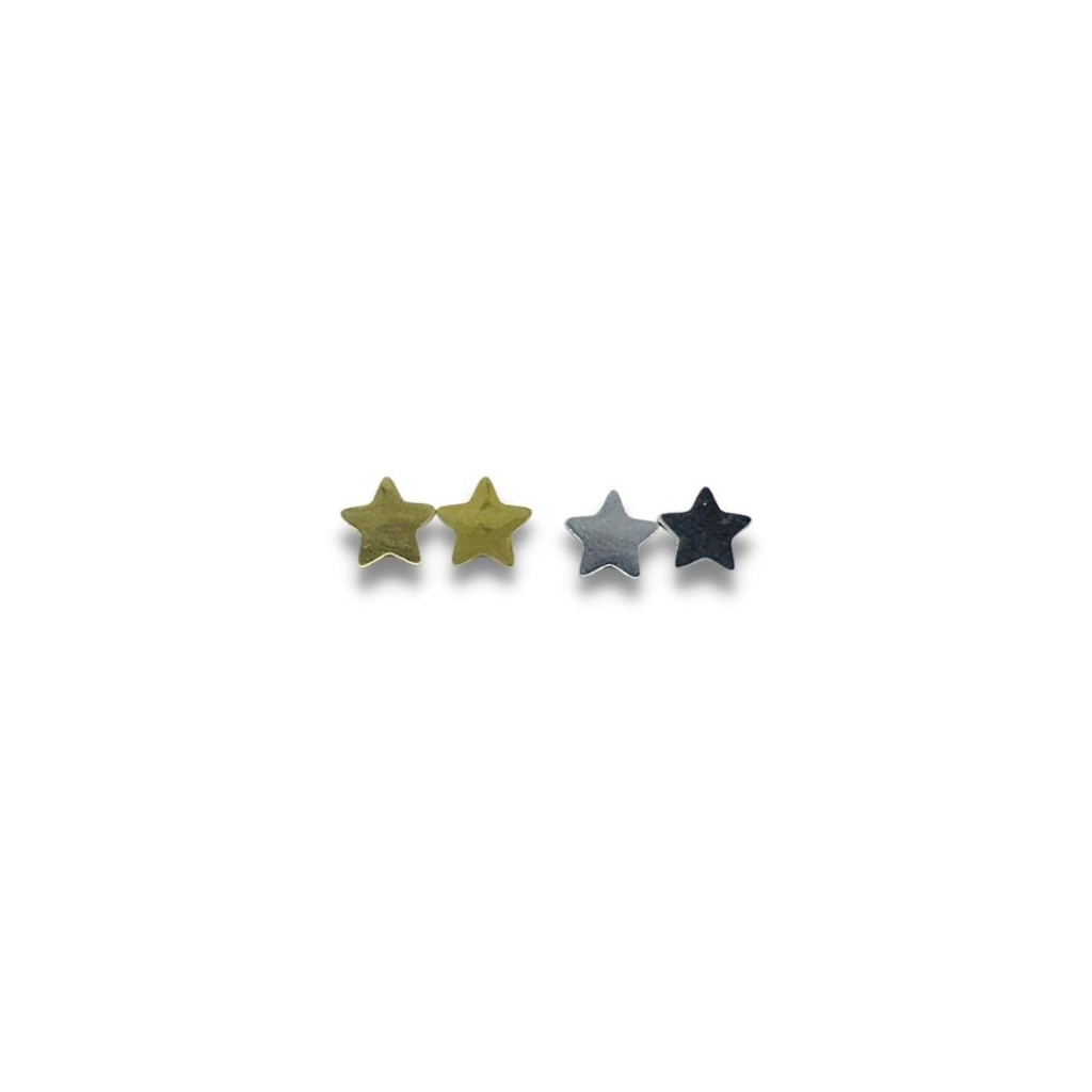 Stainless steel star mini stud earring