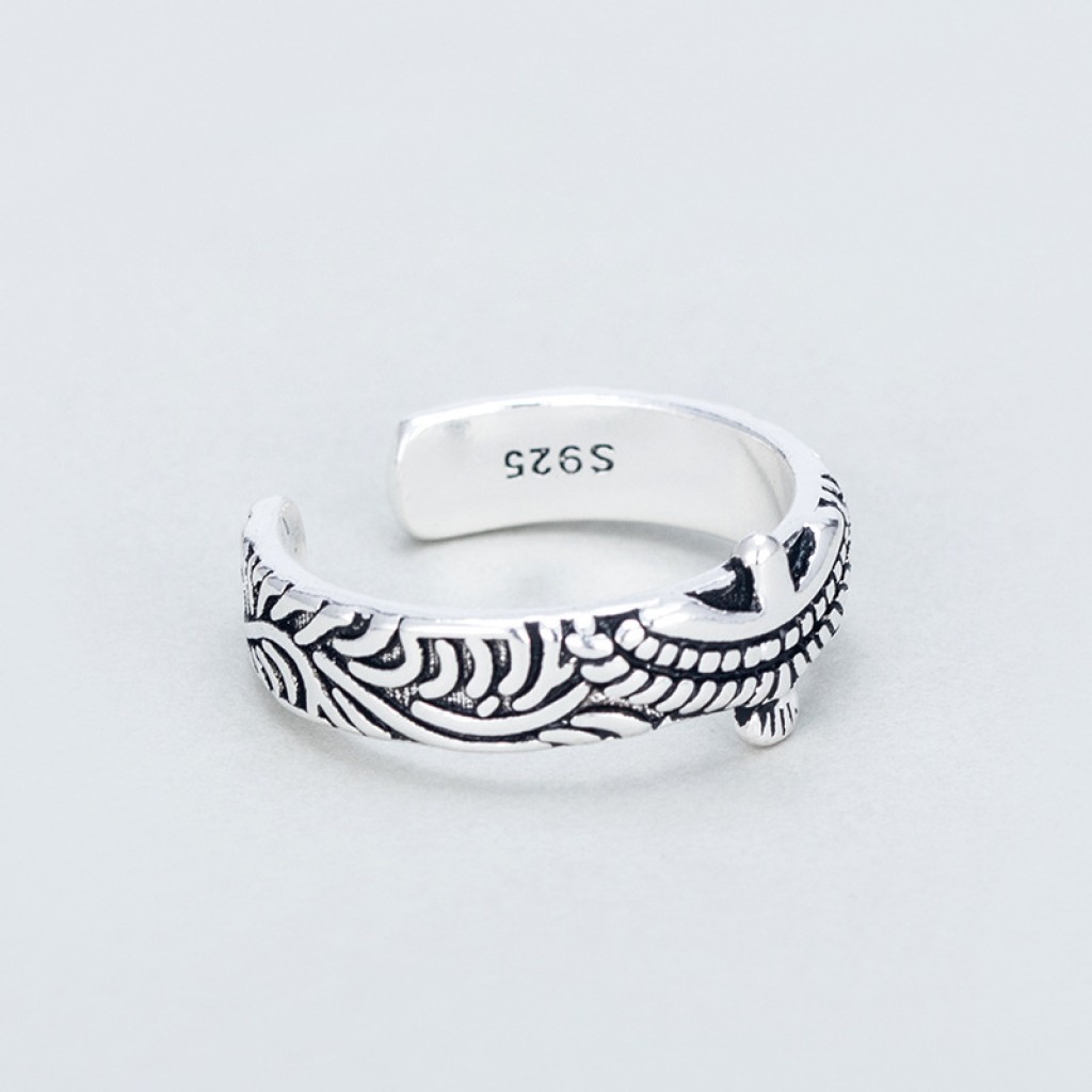 Adjustable ring silver 925
