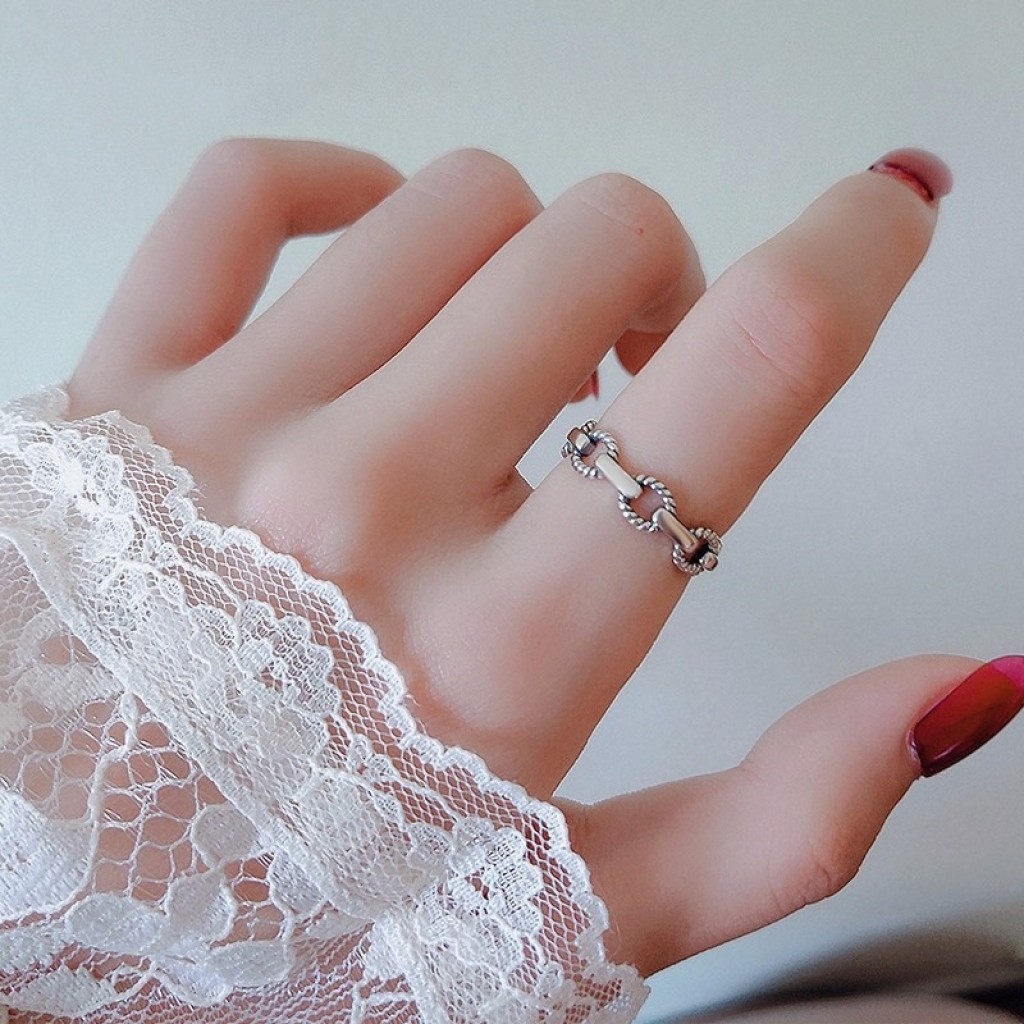 Adjustable ring silver 925