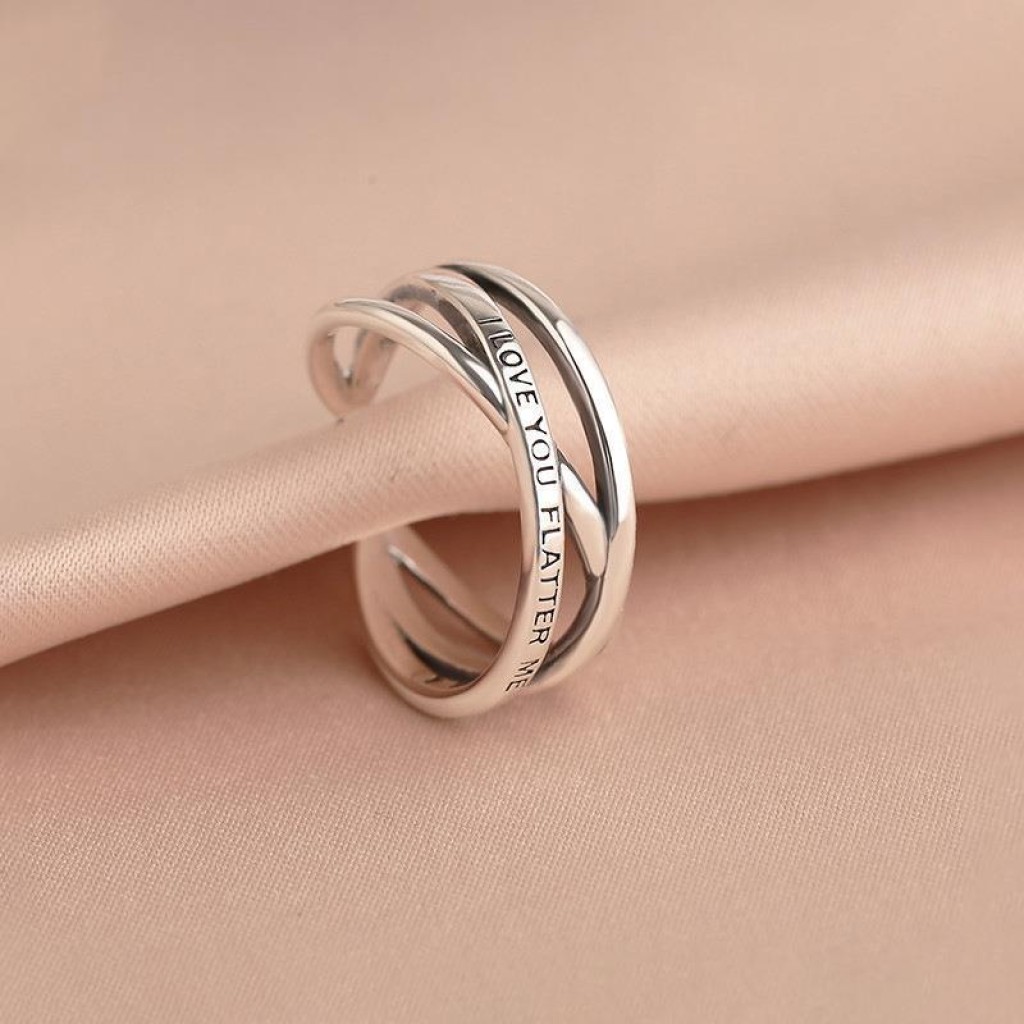 Adjustable ring silver 925