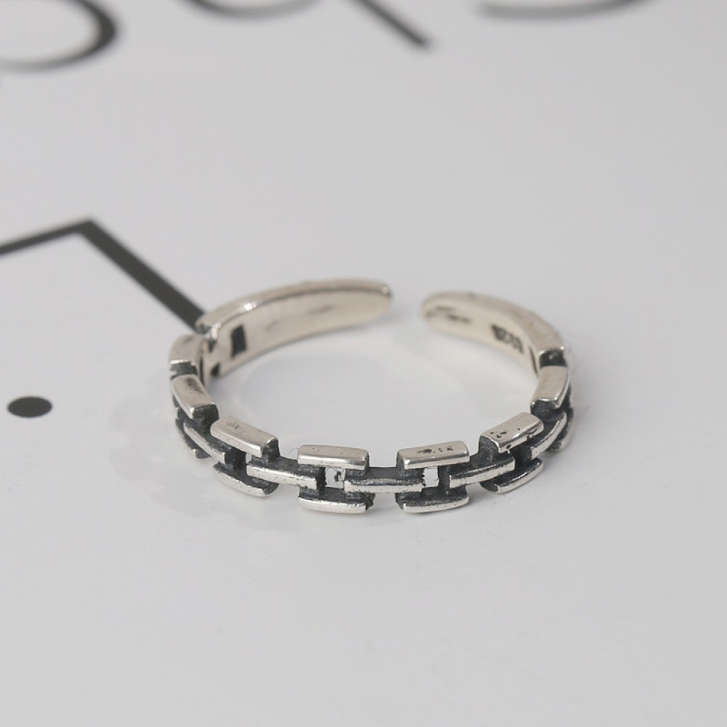 Adjustable ring silver 925